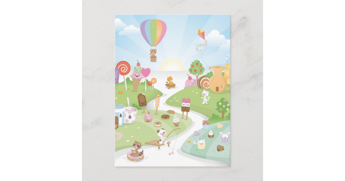 Sweet summer paradise! postcard | Zazzle