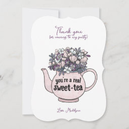 Sweet Tea Thank You Card | Zazzle