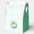 Sweet Time Pastel Green Donut Birthday Favor Boxes | Zazzle