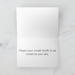 Sweet Tooth Valentine's Day Card | Zazzle