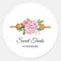 Sweet Treats Bakery Classic Round Sticker | Zazzle
