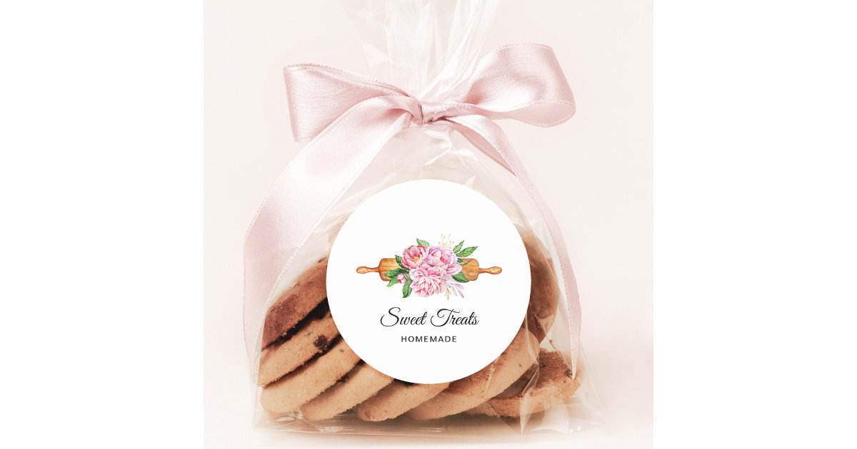 Sweet Treats Bakery Classic Round Sticker | Zazzle