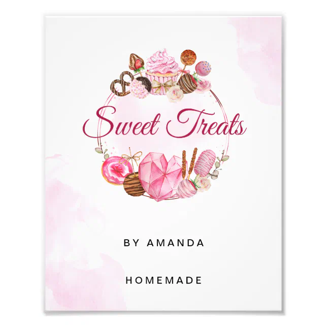 Sweet Treats Bakery Photo Print | Zazzle