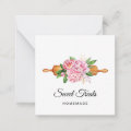 Sweet Treats Bakery Thank you Note Card | Zazzle