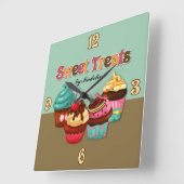 Sweet Treats Cupcakes Clock | Zazzle