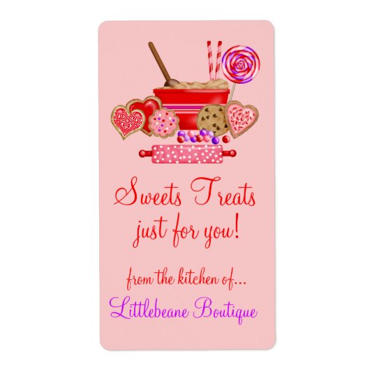 Sweet treats Large Labels | Zazzle.com