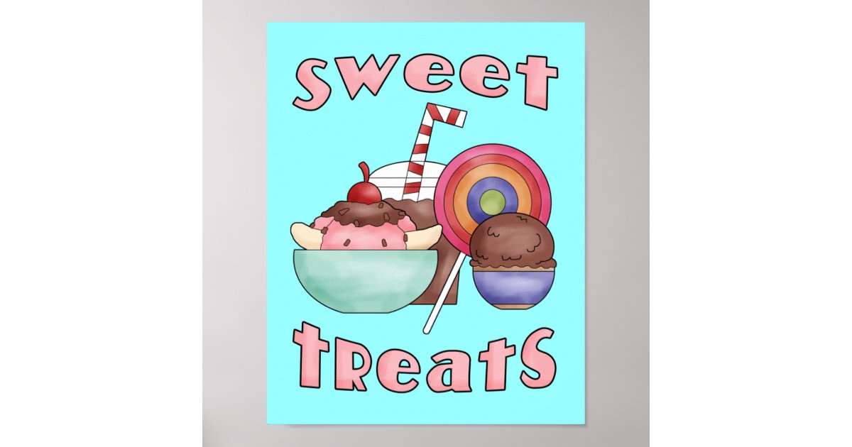 sweet_treats poster | Zazzle