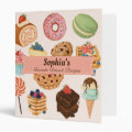 Sweet Treats Recipe Binder | Zazzle