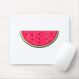Sweet Watermelon Slice Drawing Mouse Pad | Zazzle