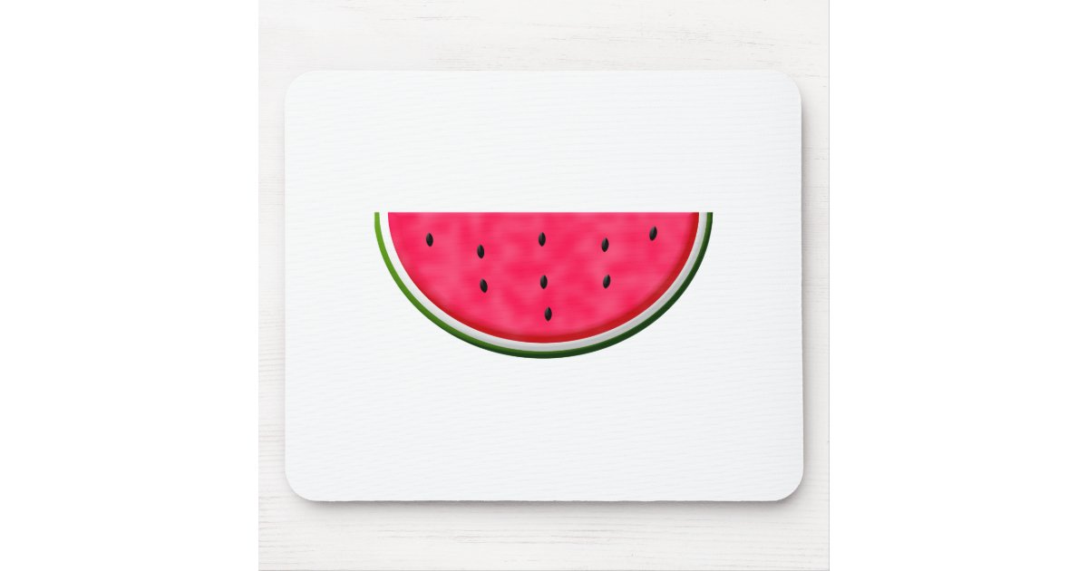 Sweet Watermelon Slice Drawing Mouse Pad | Zazzle