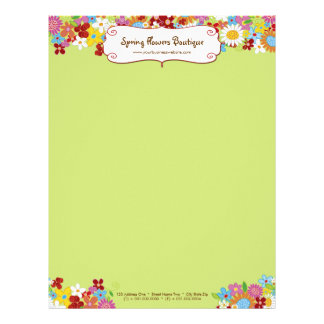 Spring Letterhead | Zazzle