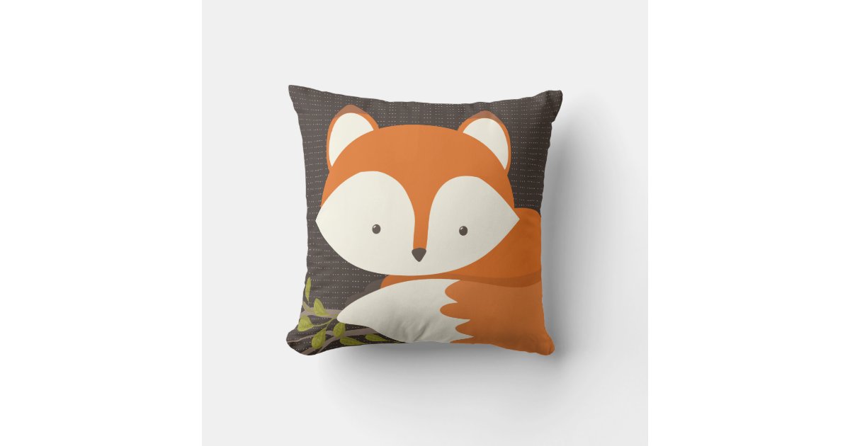 Sweet Woodland Fox Baby Snuggly Pillow | Zazzle