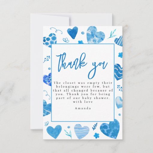 Sweetheart | Baby Shower Thank You Card | Zazzle