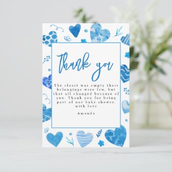 Sweetheart | Baby Shower Thank You Card | Zazzle
