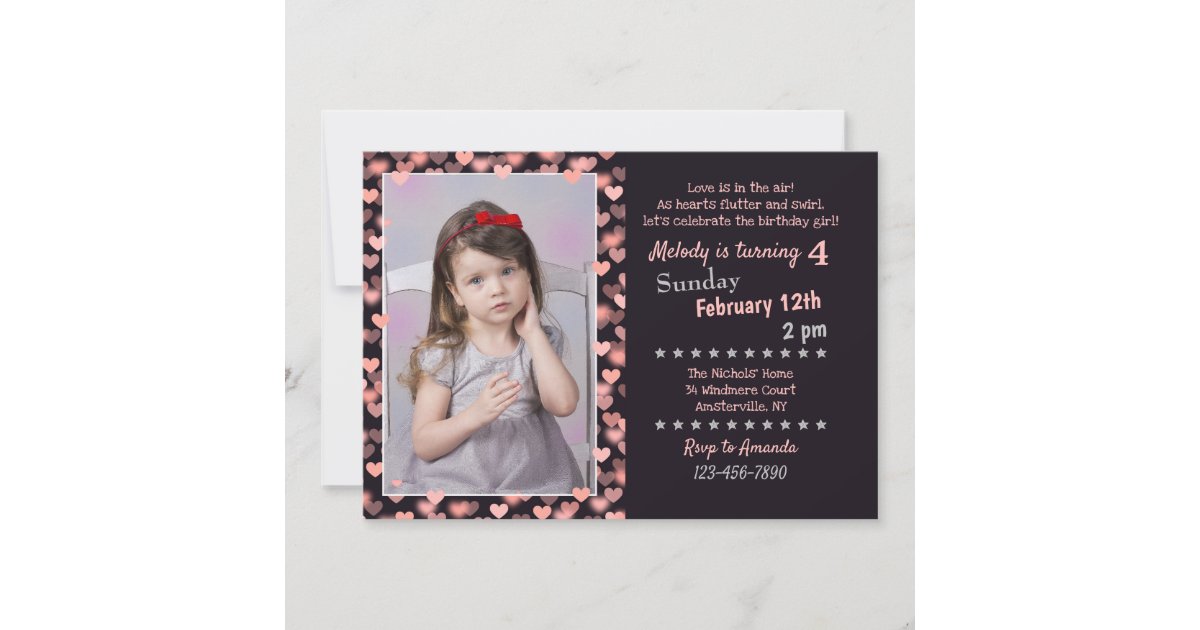 Sweetheart Frame Photo Invitation | Zazzle