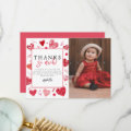 Sweetheart Kids Photo Birthday Party Thank You | Zazzle