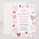 Sweetheart Valentines February Birthday Party Invitation | Zazzle