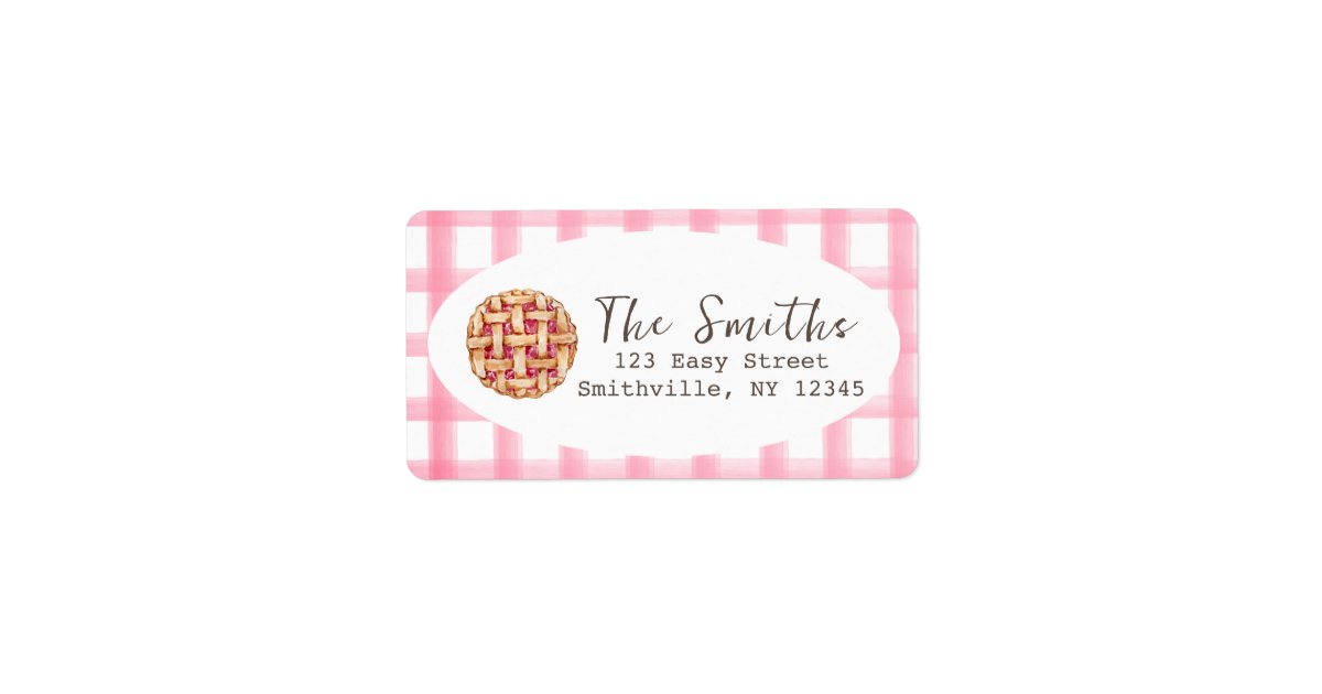 Sweetie Pie 1st Birthday Address Label | Zazzle