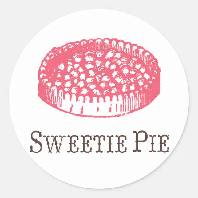 Sweetie Pie Stickers | Zazzle