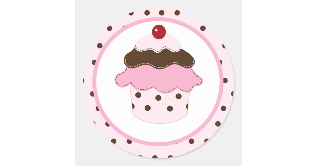 Sweetness Lil Cupcake Envelope Seals / Toppers | Zazzle