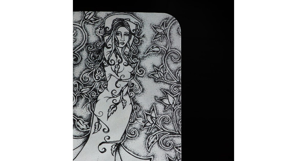 Swept up Ink Goddess Pagan Art Save The Date | Zazzle