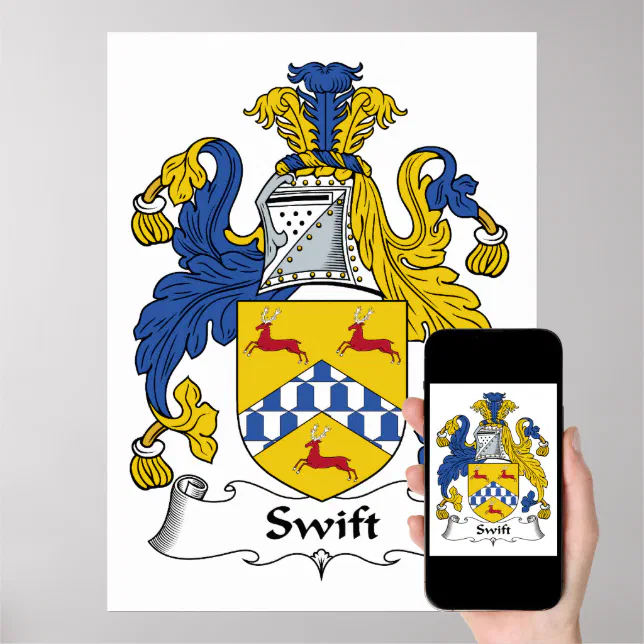 Swift Family Crest Poster | Zazzle