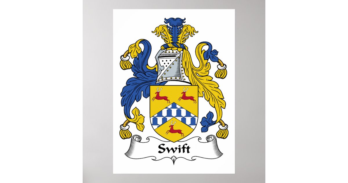 Swift Family Crest Poster | Zazzle