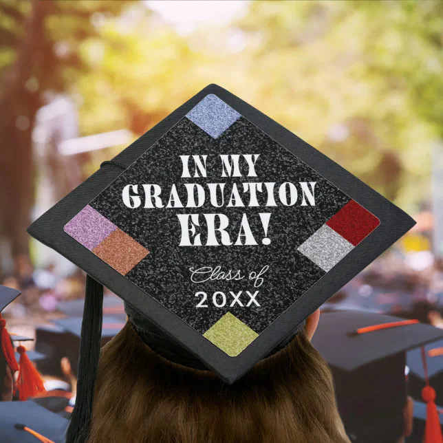 Swifty Inspired In My Graduation Era Graduation Cap Topper | Zazzle