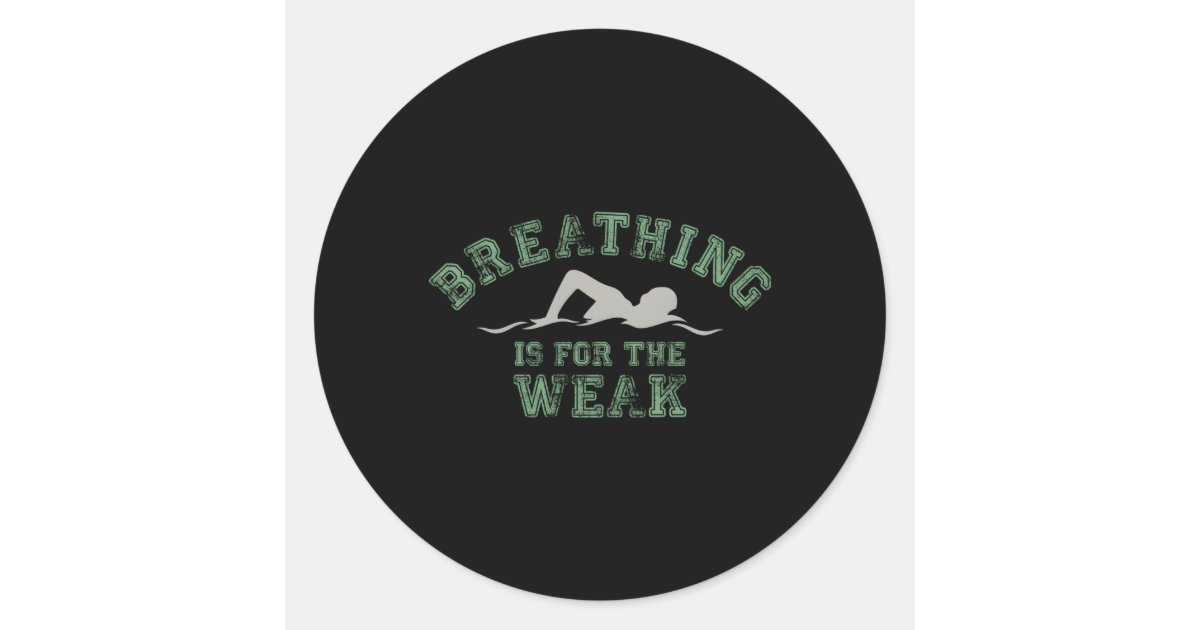 Swim For Swimming Pools Swimming Gear Swimmer Classic Round Sticker ...