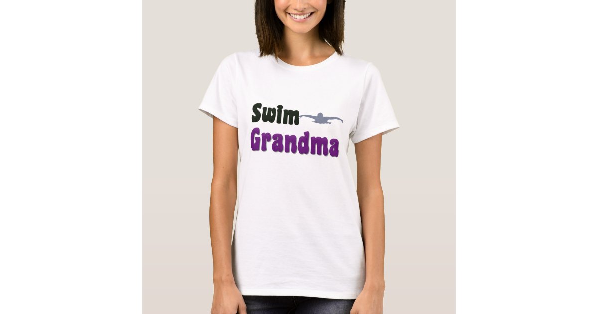 Swim Grandma T-Shirt | Zazzle