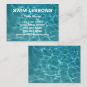 Swim Lessons Business Card | Zazzle