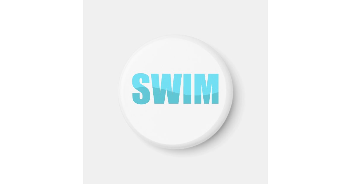 Swim Magnet | Zazzle