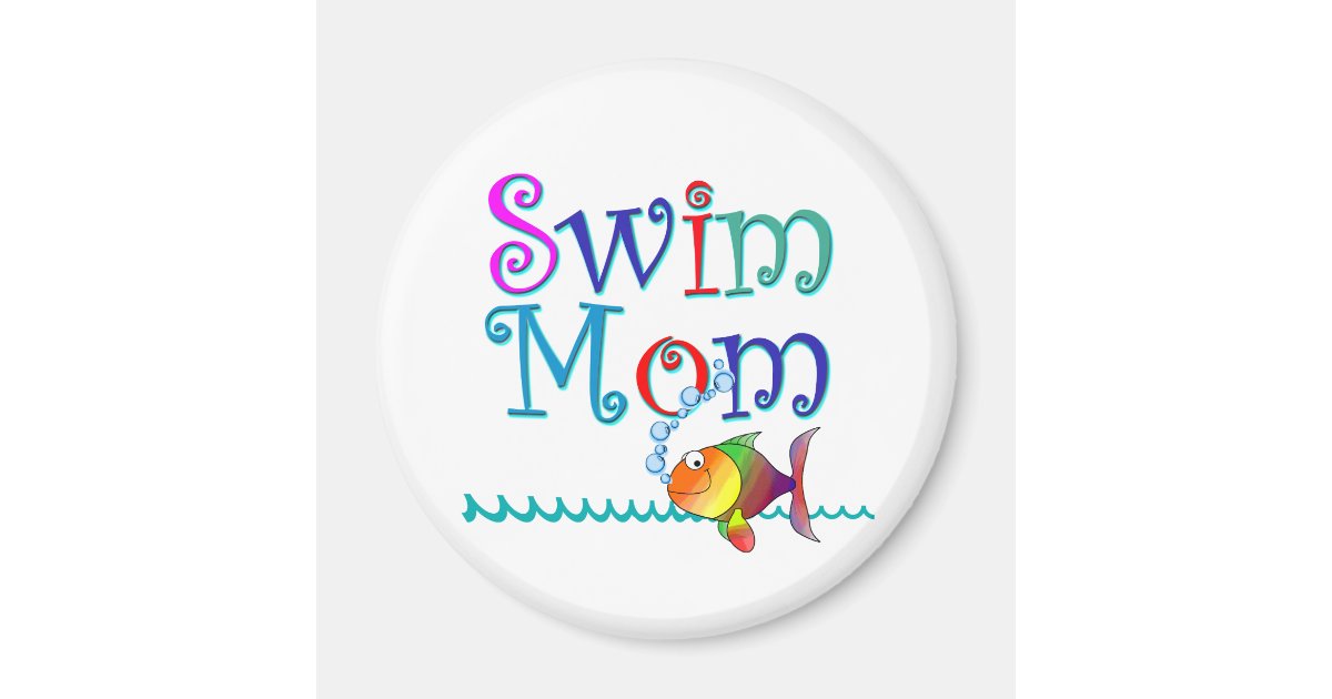 Swim Mom Magnet | Zazzle