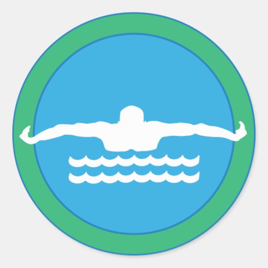 Swim Sticker | Zazzle.com