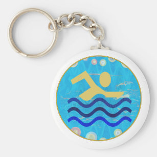 Swimming Pool Keychains - No Minimum Quantity | Zazzle