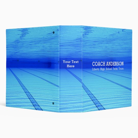 Swim Team Binder | Zazzle.com