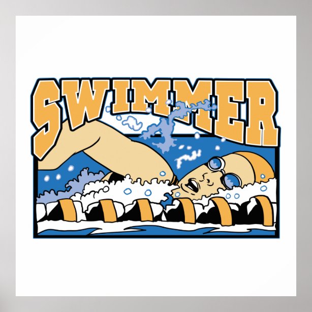 Swim Team Posters Prints Zazzle