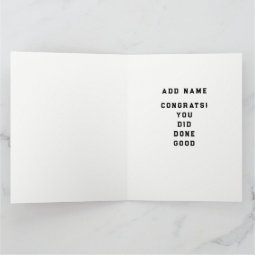 Swimmer Swim Team Graduation Card | Zazzle