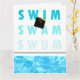 Swimmer Swim Team Graduation Card | Zazzle