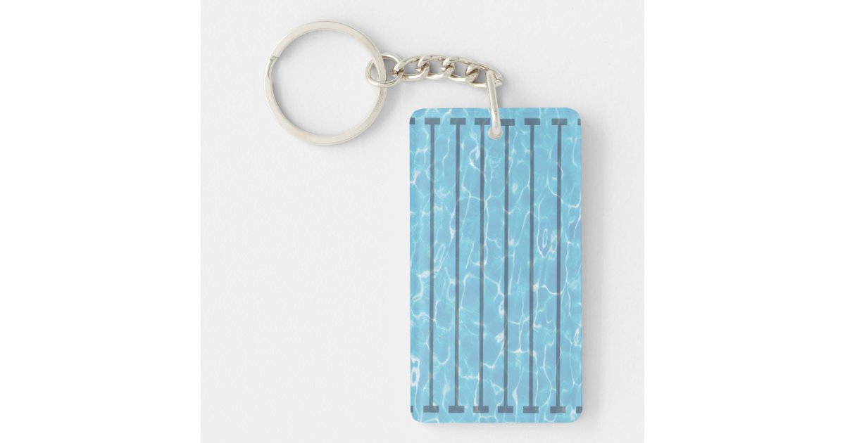 Swimmers Swim Team Swimming Pool Keychain | Zazzle