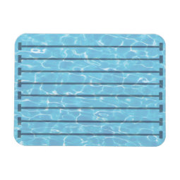 Swimmers Swim Team Swimming Pool Magnet | Zazzle