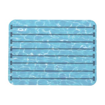 Swimmers Swim Team Swimming Pool Magnet | Zazzle