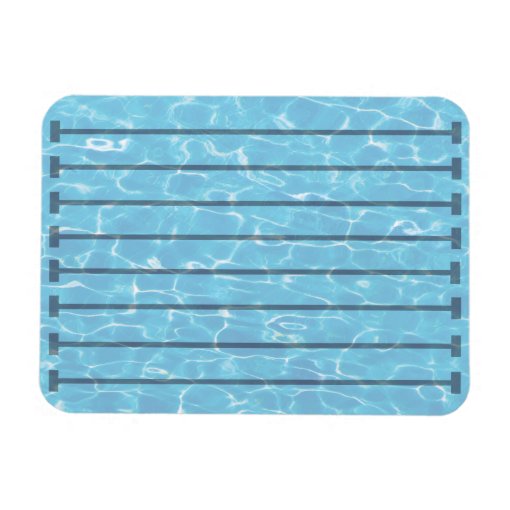 Swimmers Swim Team Swimming Pool Magnet | Zazzle