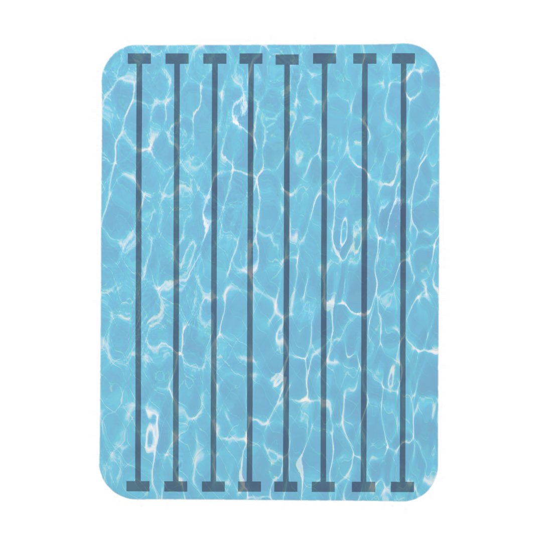 Swimmers Swim Team Swimming Pool Magnet | Zazzle