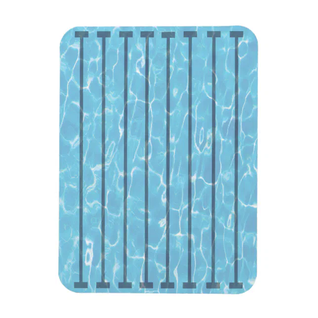 Swimmers Swim Team Swimming Pool Magnet | Zazzle