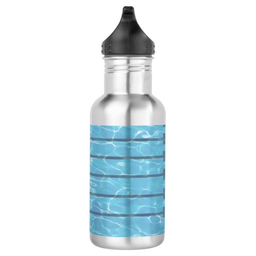 Swimmers Swim Team Swimming Pool Stainless Steel Water Bottle | Zazzle