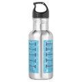 Swimmers Swim Team Swimming Pool Stainless Steel Water Bottle | Zazzle