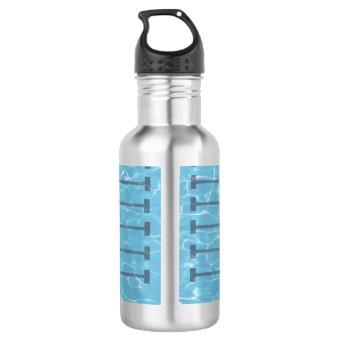 Swimmers Swim Team Swimming Pool Stainless Steel Water Bottle | Zazzle