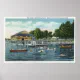 Swimming at Bemus Point Beach and Casino Poster | Zazzle