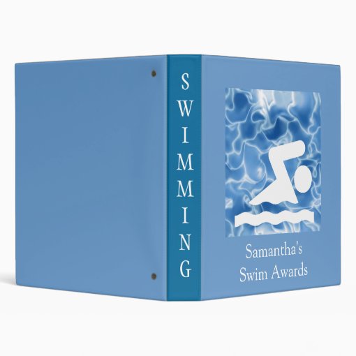 Swimming Binder | Zazzle